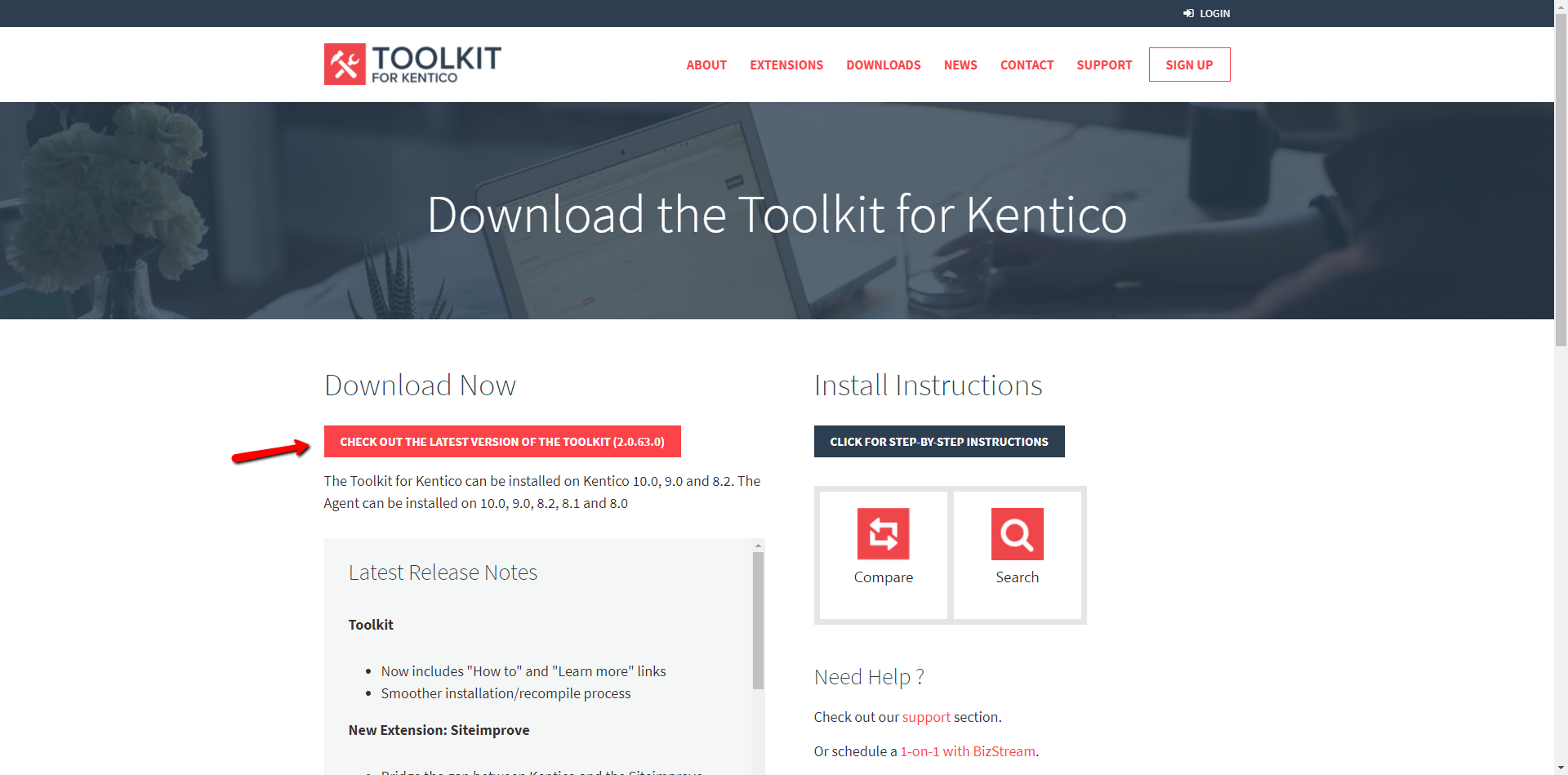 Download the Correct Toolkit Version | Toolkit for Kentico - Extensions to make working with ...